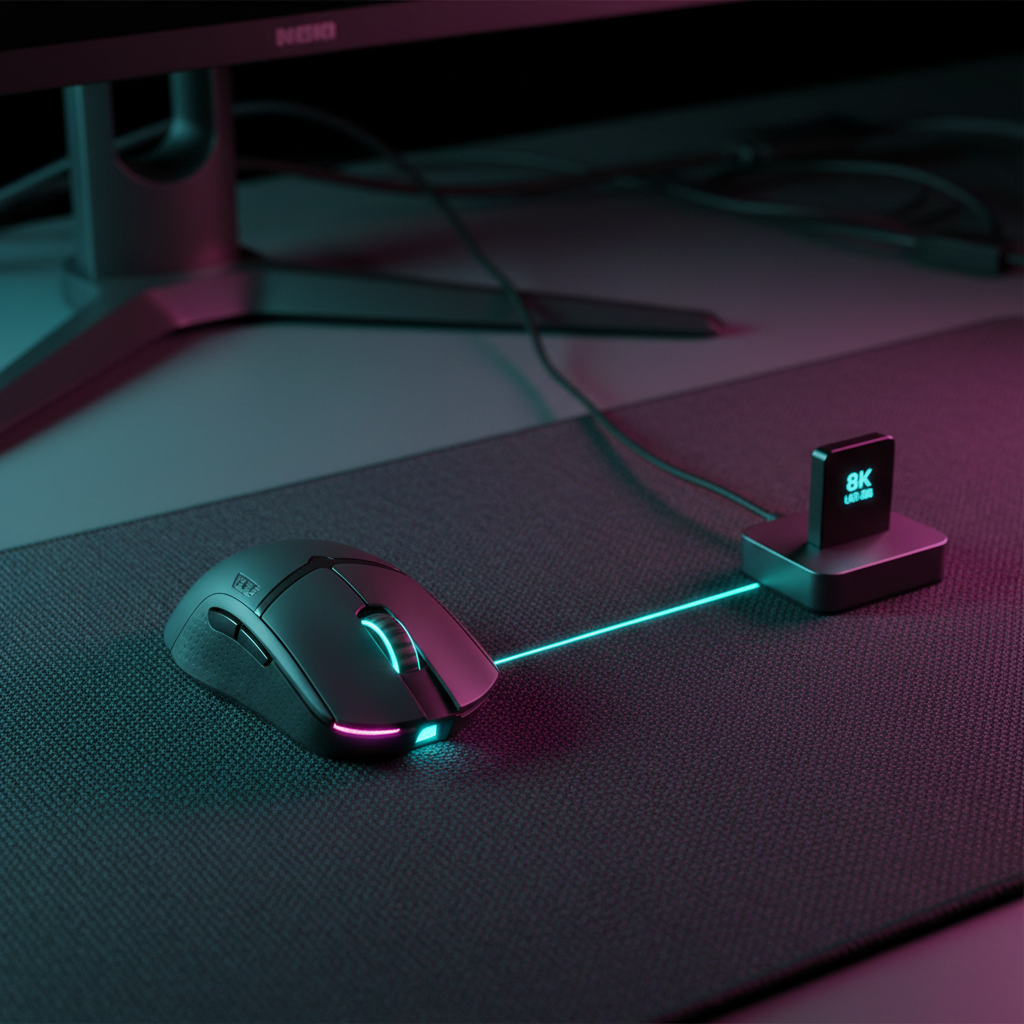8K Wireless Mouse Stability: Optimal Dongle Placement Guide
