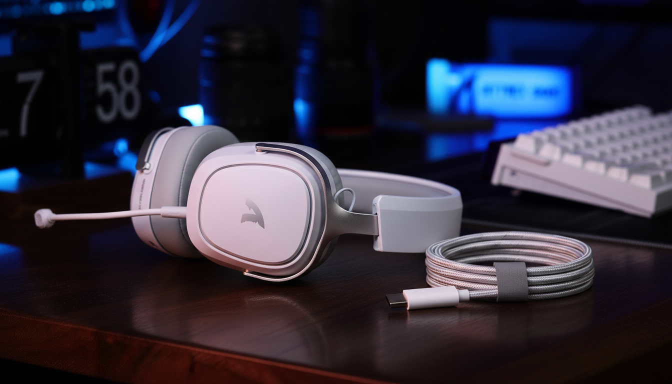 Play-and-Charge Safety: Cable Guide for Wireless Headsets